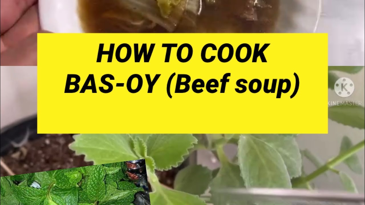 How to cook BAS-OY. My version (Cantilan, Surigao). Good for 1 serving ...