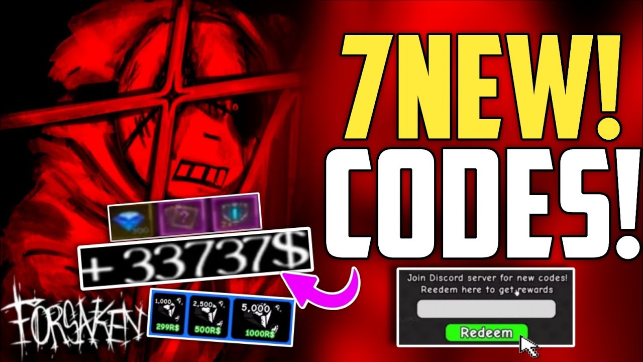 *NEW!! CODES* FORSAKEN UPDATE ROBLOX CODES IN 2026 | CODES FORSAKEN ...