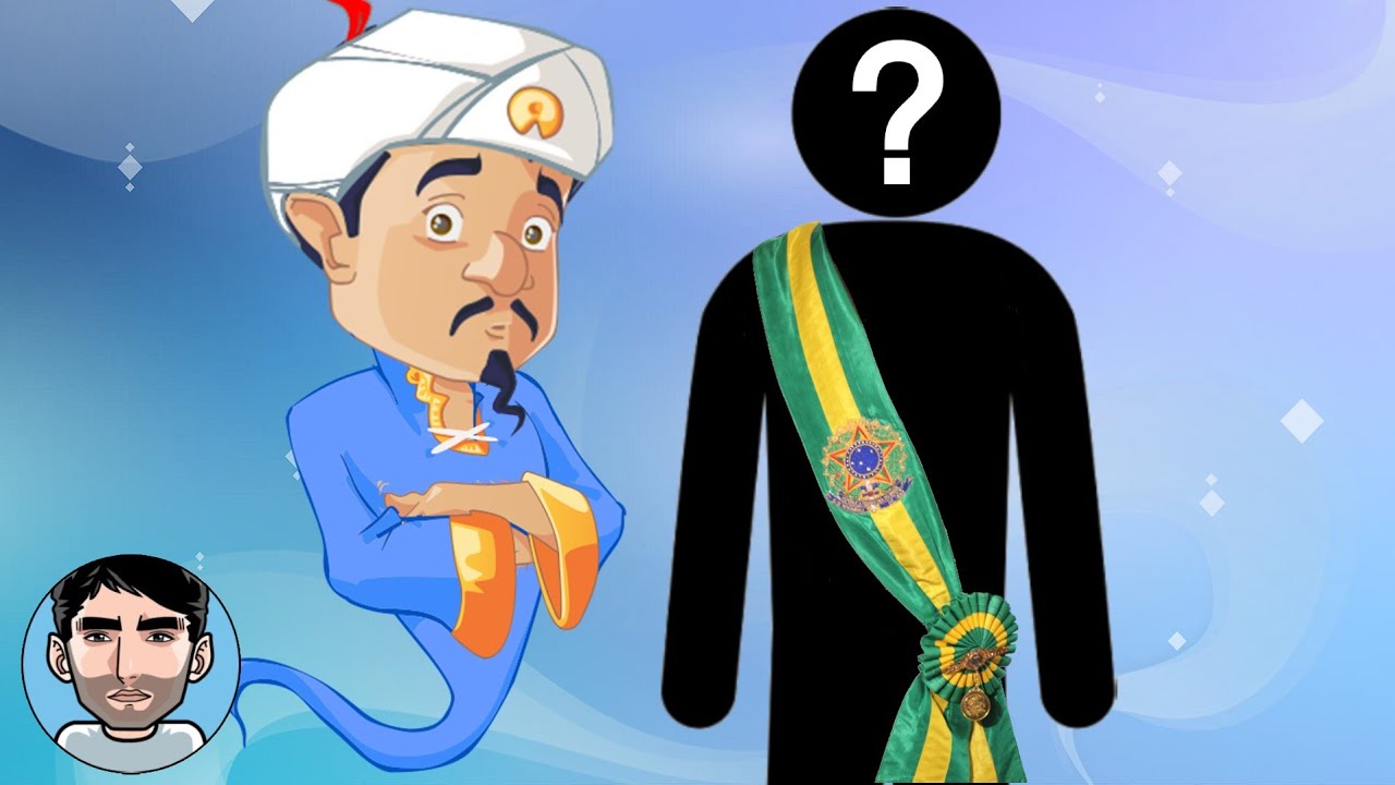 QUEM O AKINATOR ADIVINHAR VAI SER O PRÓXIMO PRESIDENTE DO BRASIL - YouTube