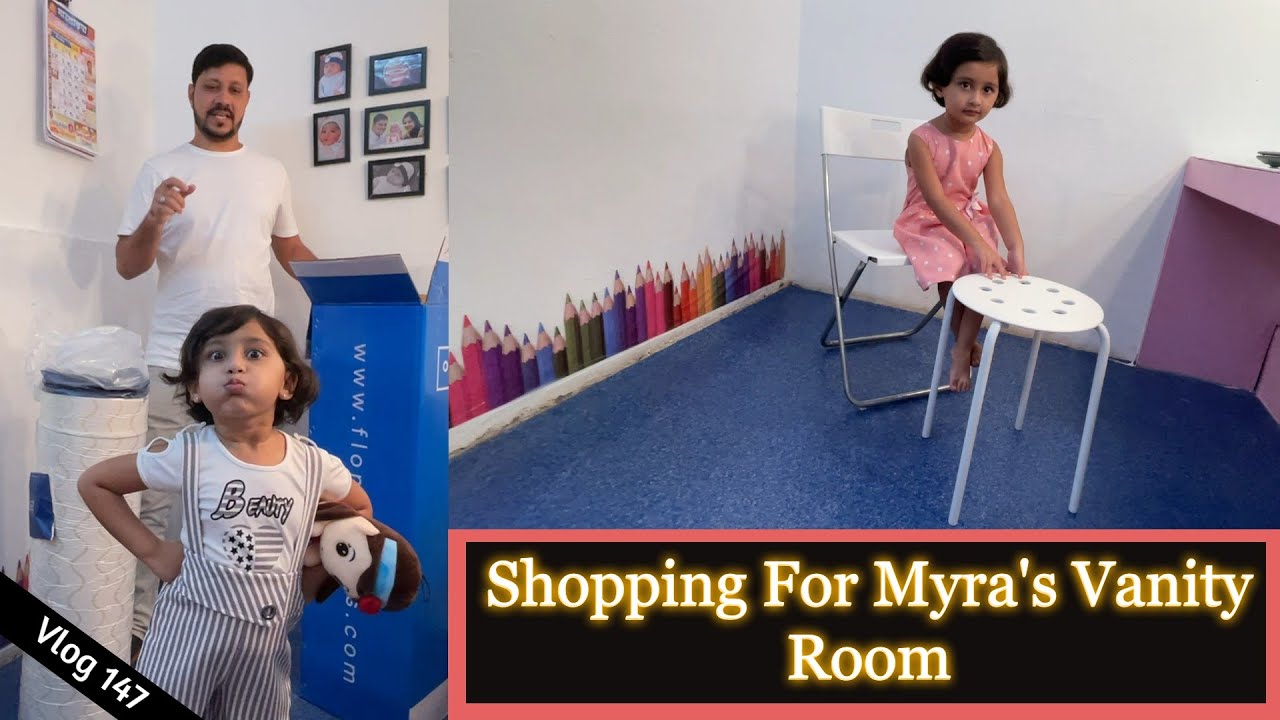 Shopping For Myra's Vanity Room | Marathi Vlog 147 | - YouTube