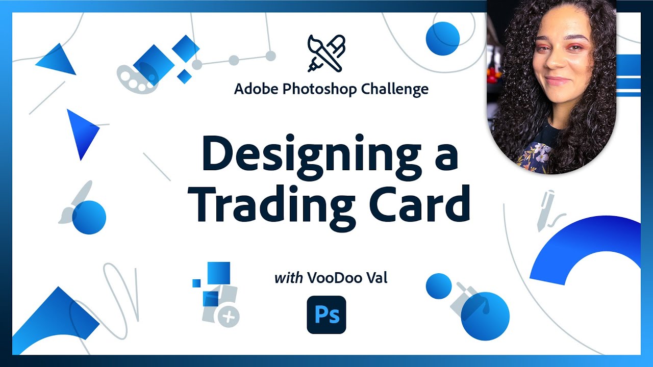 Designing a Trading Card | Photoshop Challenge - YouTube