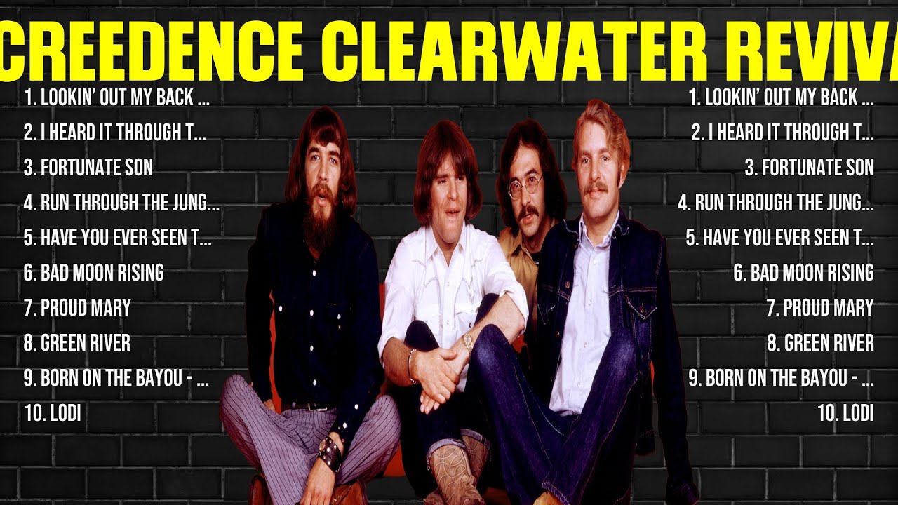 Creedence Clearwater Revival Greatest Hits 2024 Collection Top 10 Hits ...