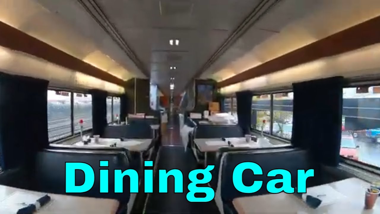 AMTRAK DINING CAR - YouTube