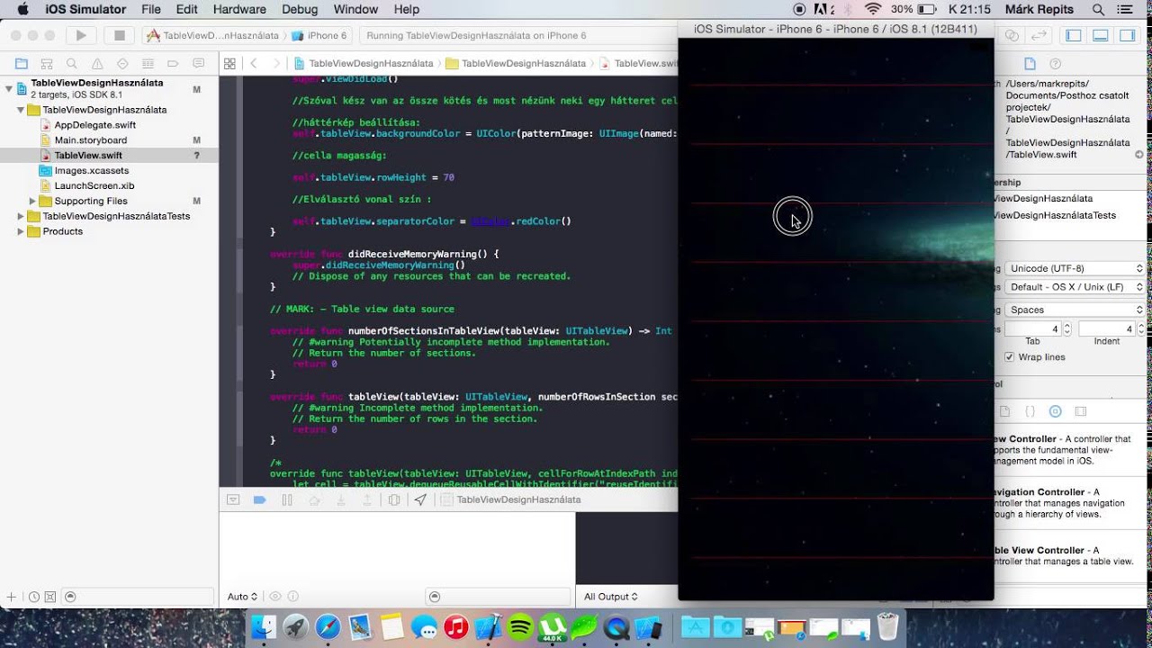 Swift Tableview Design Xcode 61 Youtube 0805