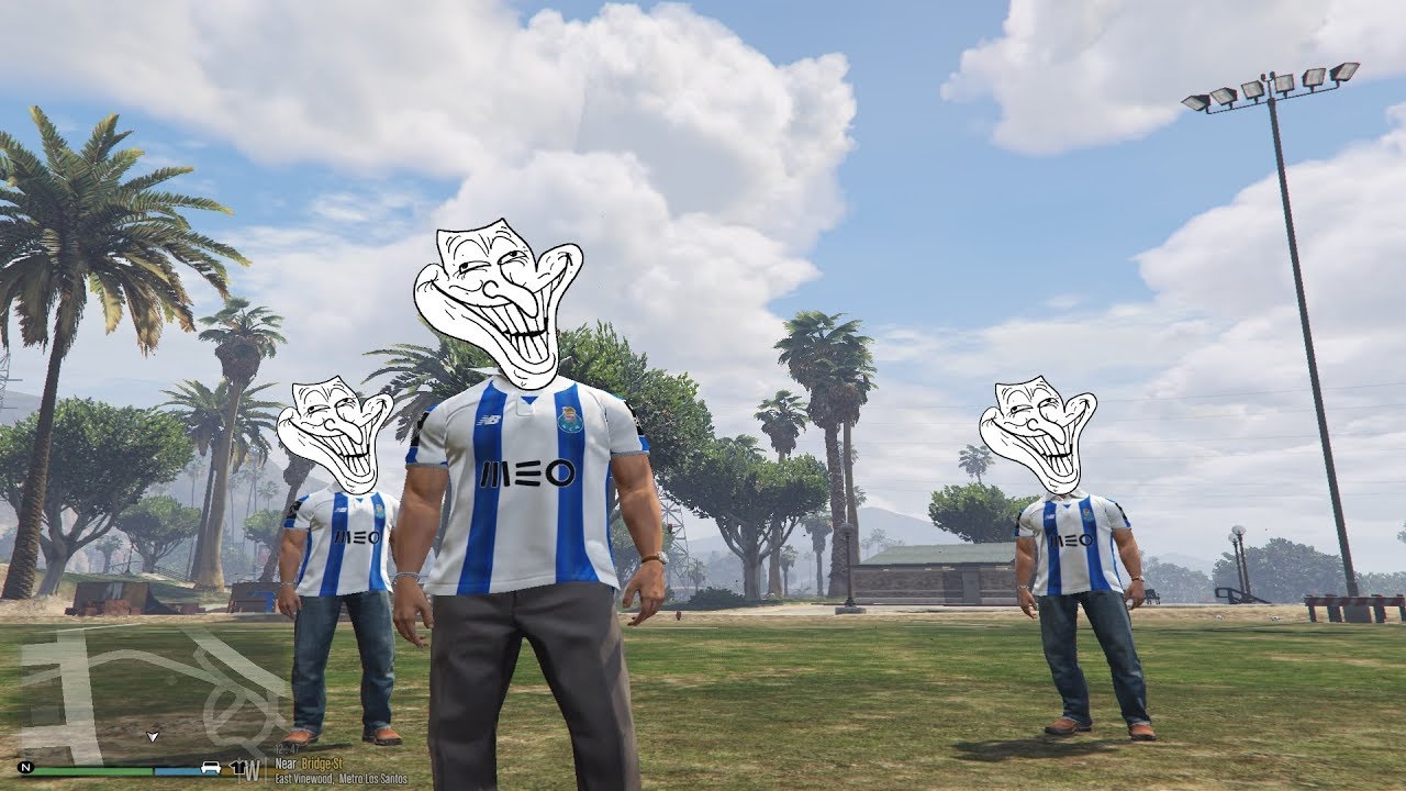 GTA 5 FootBall mod FC Porto treino - YouTube