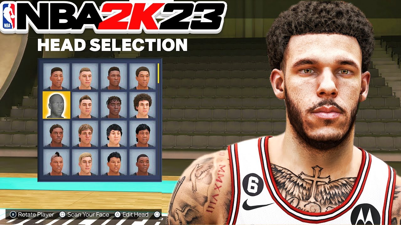 NBA 2K23 Best Lonzo Ball Face Creation - YouTube