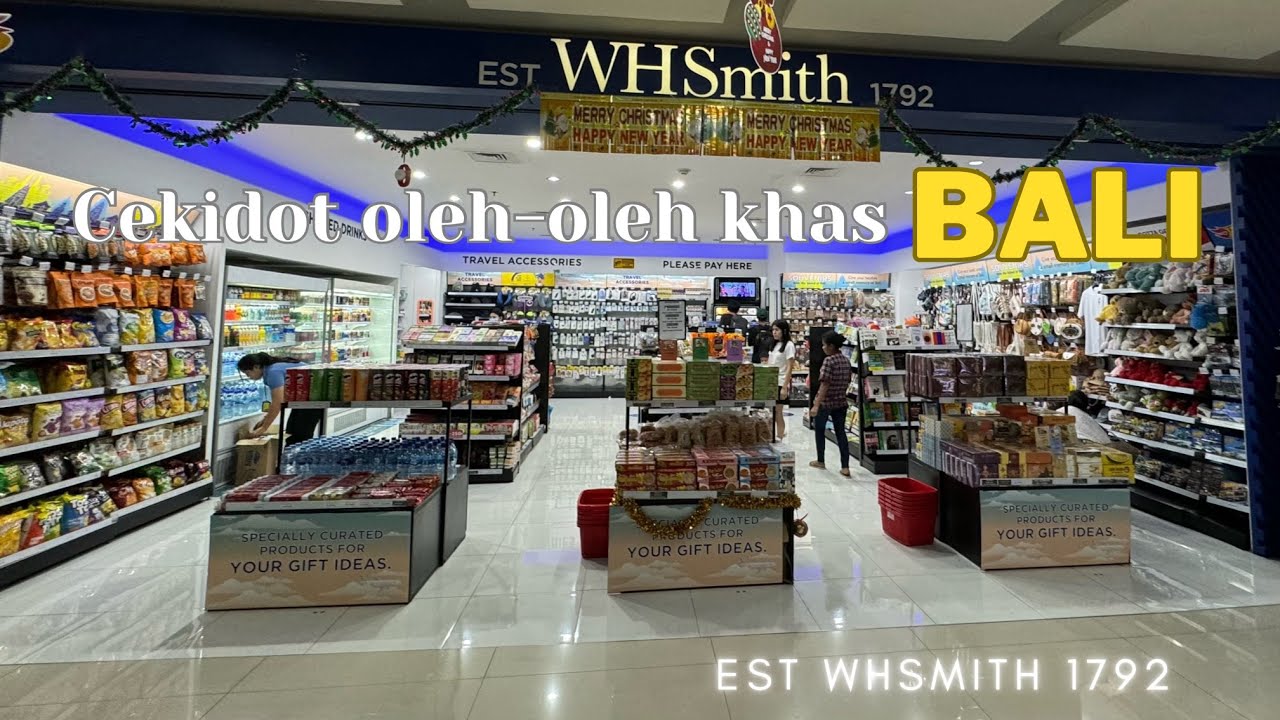Cekidot oleh-oleh khas Bali di WHSmith ~ Bali Airport - YouTube