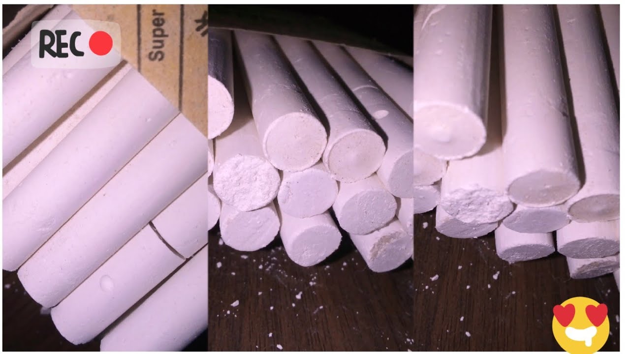 Earthy chalk play🌪️ | Shaving/crumbling/dusty | satisfying💯 chalk ...