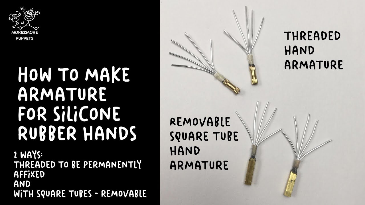 Hands Wire Armature for Stop Motion Puppet (for Sugru Moldable Silicone ...