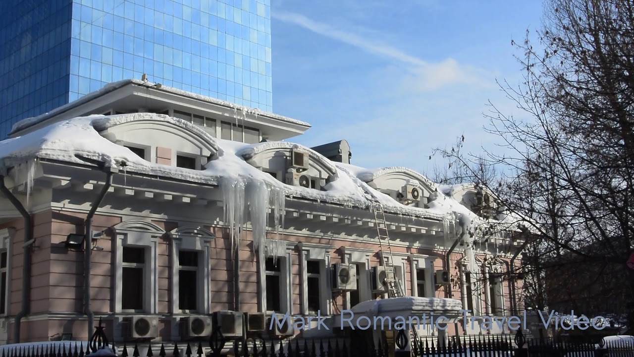 Зима в Москве, сосульки - Moscow winter, icicles - YouTube