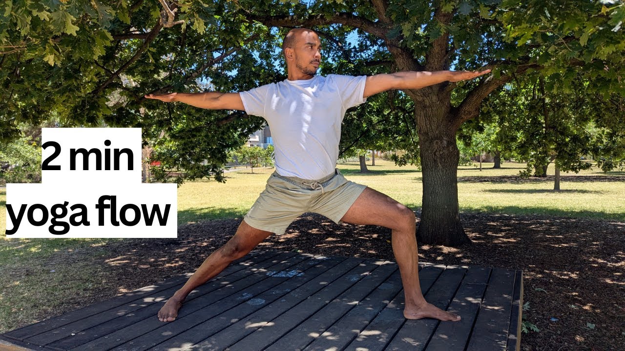 Start Small: 2-Minute Yoga Flow for a Fresh Beginning - YouTube