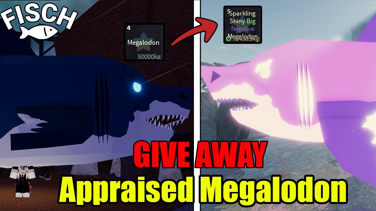 (GIVE AWAY) MÌNH APPRAISED MEGALODON LÊN DẠNG HIẾM NHẤT CÓ THỂ TRONG ...