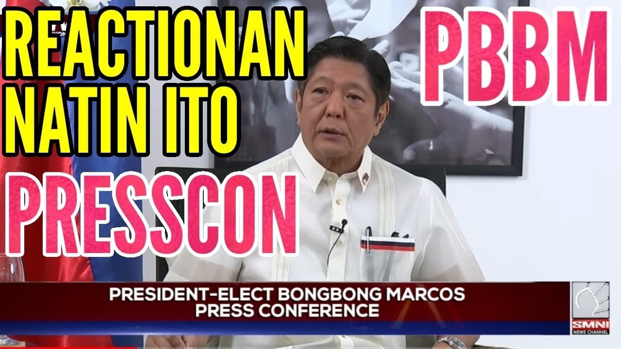 PRESIDENT BONGBONG MARCOS PRESSCON II TARA USAP TAYO - YouTube