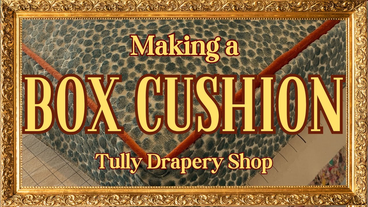 Making a BOX CUSHION - Full Mini Tutorial - YouTube
