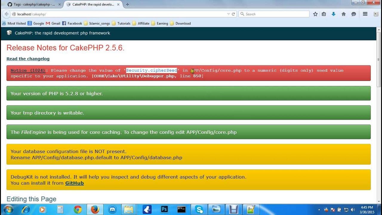 cakephp bangla tutorial-1 - YouTube
