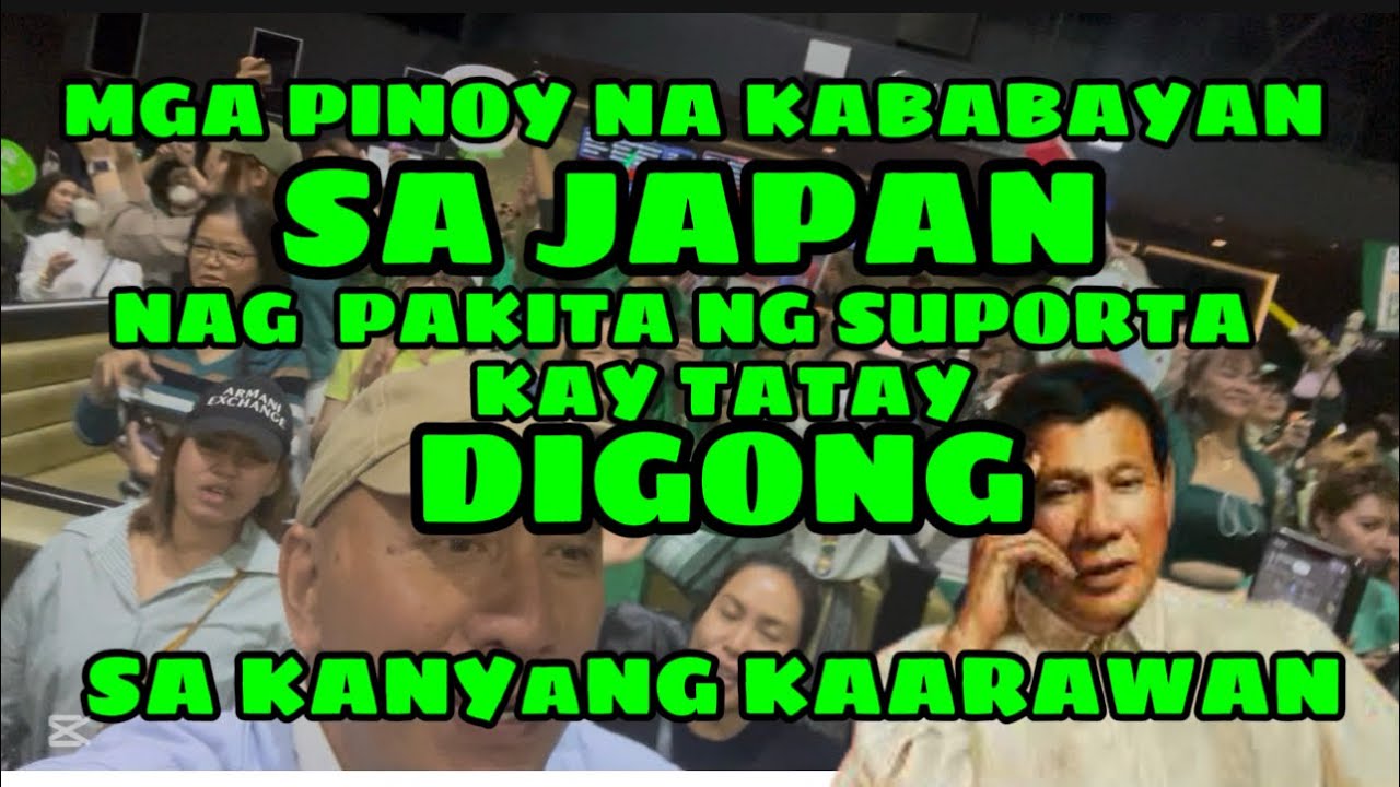 MGA PINOY SA BANSANG JAPAN NAG PAKITA NG SUPORTA SA KAARAWAN NI FPRRD O ...