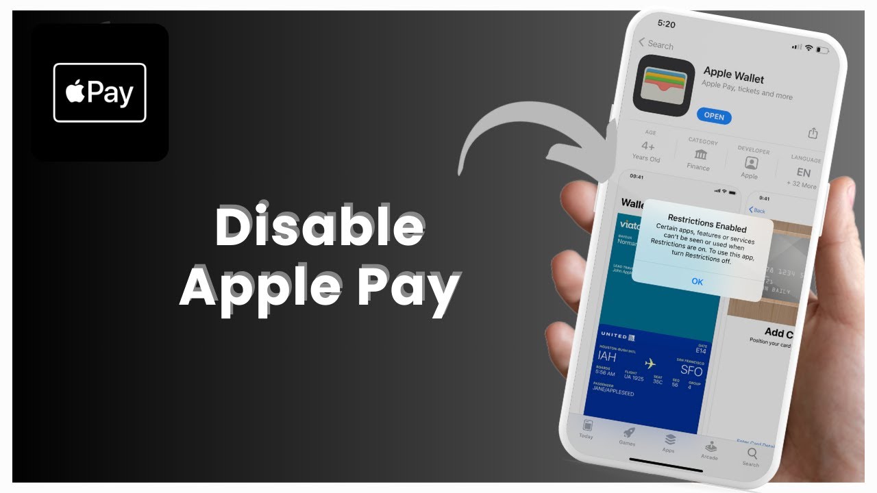 How To Turn Off Apple Pay - YouTube