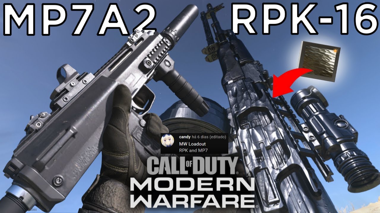 Obsidian RPK-16 (AK-47) & HK MP7A2 (MP7) Gameplay | Call of Duty Modern ...