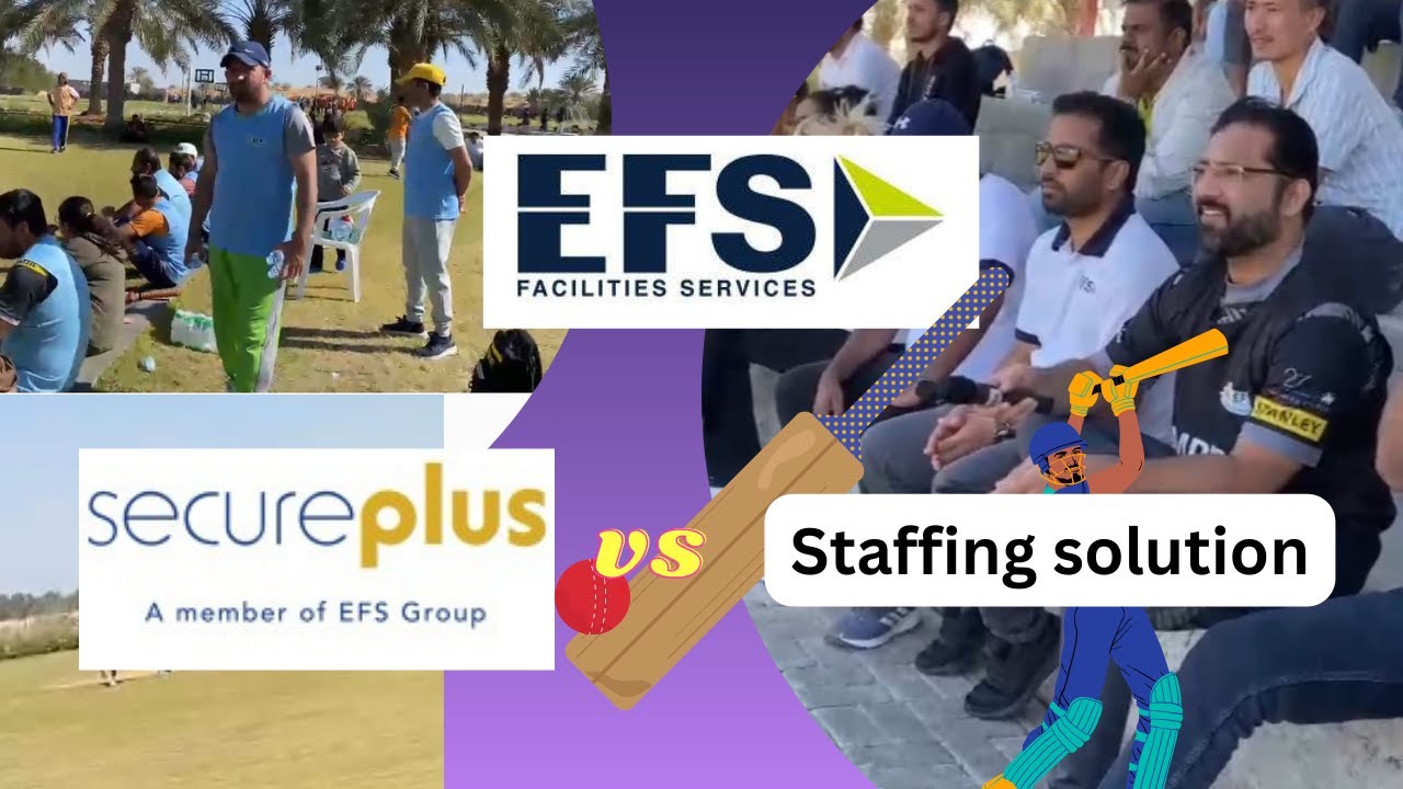 EFS Scure plus vs EFS Staffing solution // EFS Cricket Match Semifinal ...
