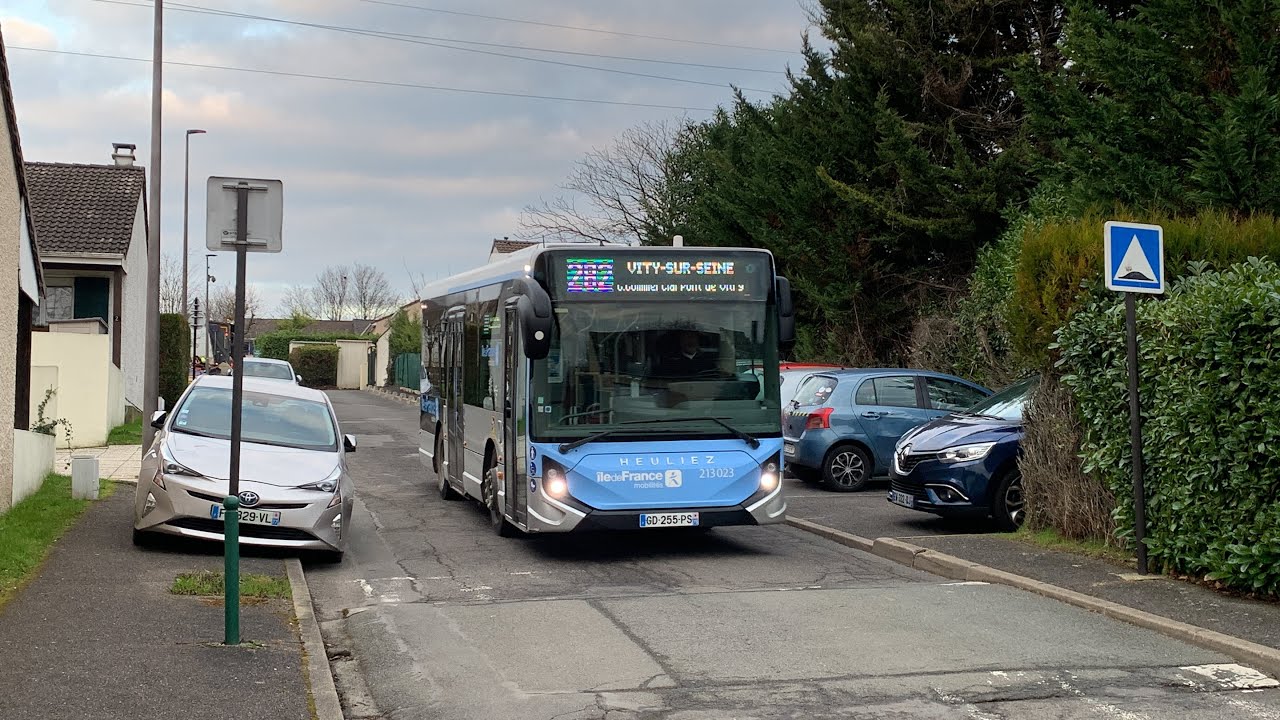 Passage Bus 282 Keolis Heuliez Gx137 à Thiais - YouTube