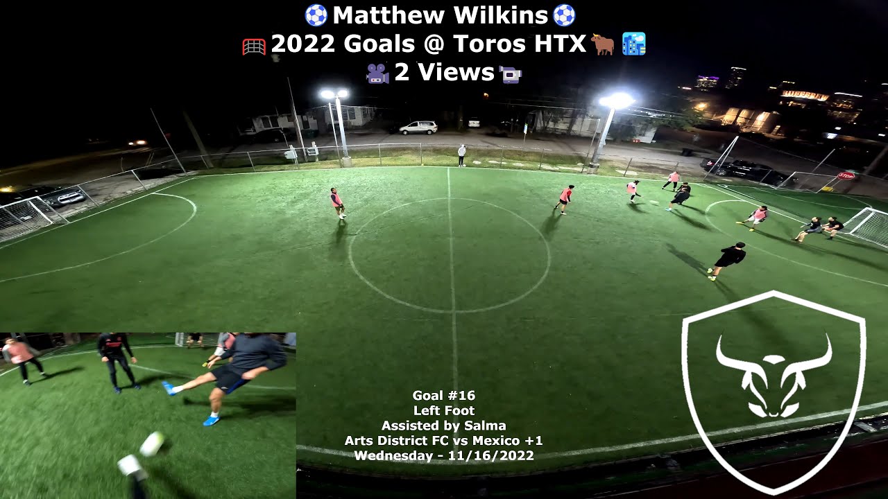 Matthew Wilkins ⚽ 2022 Goals @ Toros HTX 🥅 2 Views 🎥📹 - YouTube
