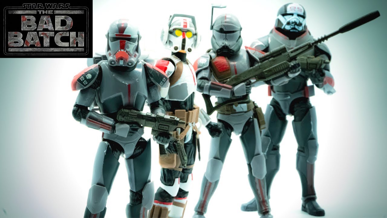 Star Wars The Black Series: THE BAD BATCH (Hunter, Tech, Crosshair ...