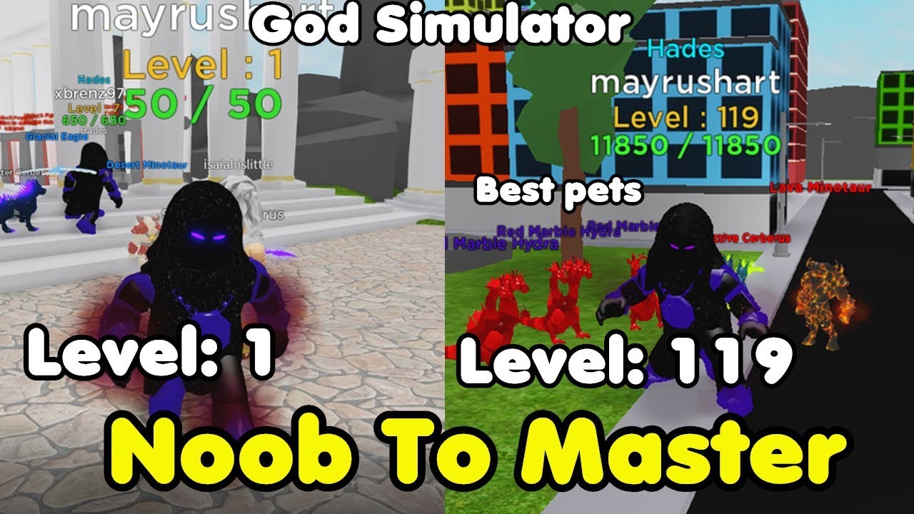 Noob To Master! Level 100! Unlocked All Areas & All Abilities! - God ...