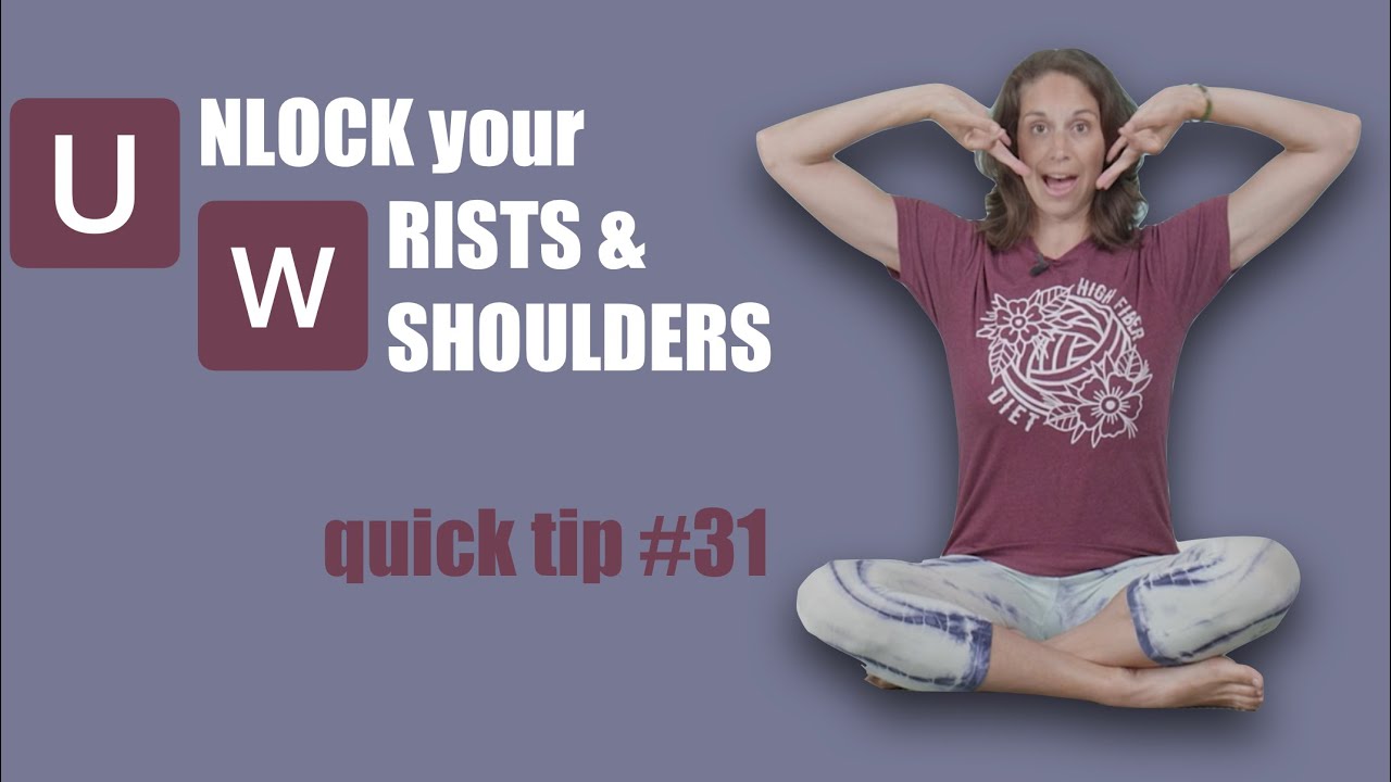 Quick Tip #31: UNLOCK your WRISTS and SHOULDERS #mudrasbenefits #wriststrength - YouTube