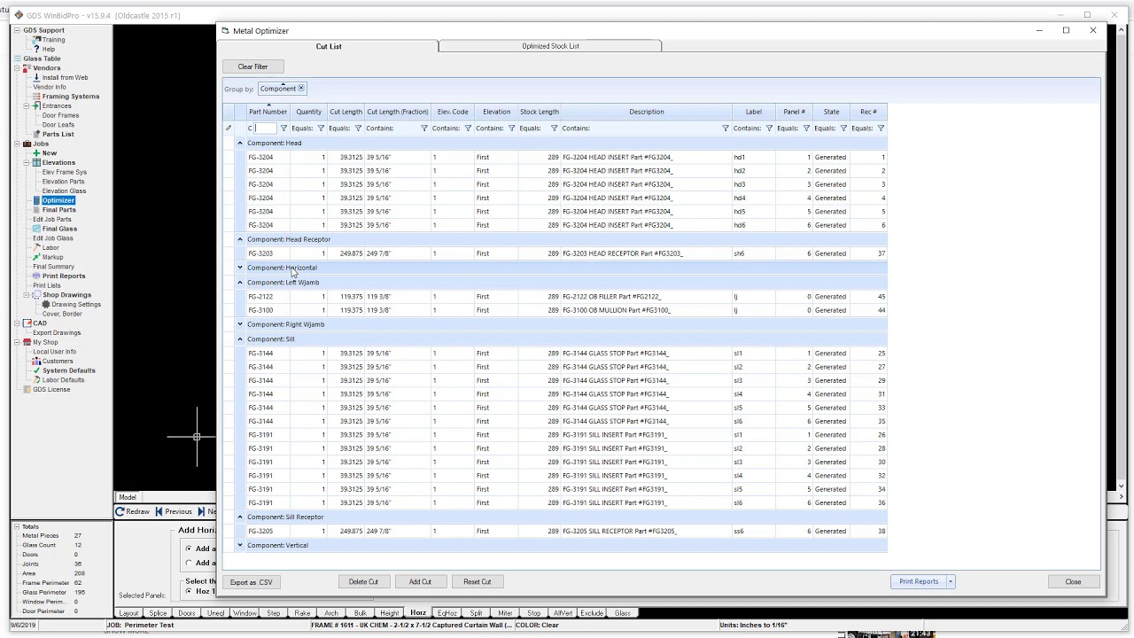 Powerful Grid Tool in the New WinBidPro v15.9 Optimizer by GDS ...