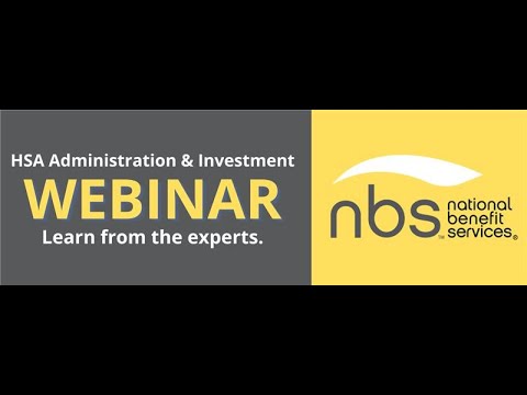 HSA Administration & Investment Webinar - YouTube