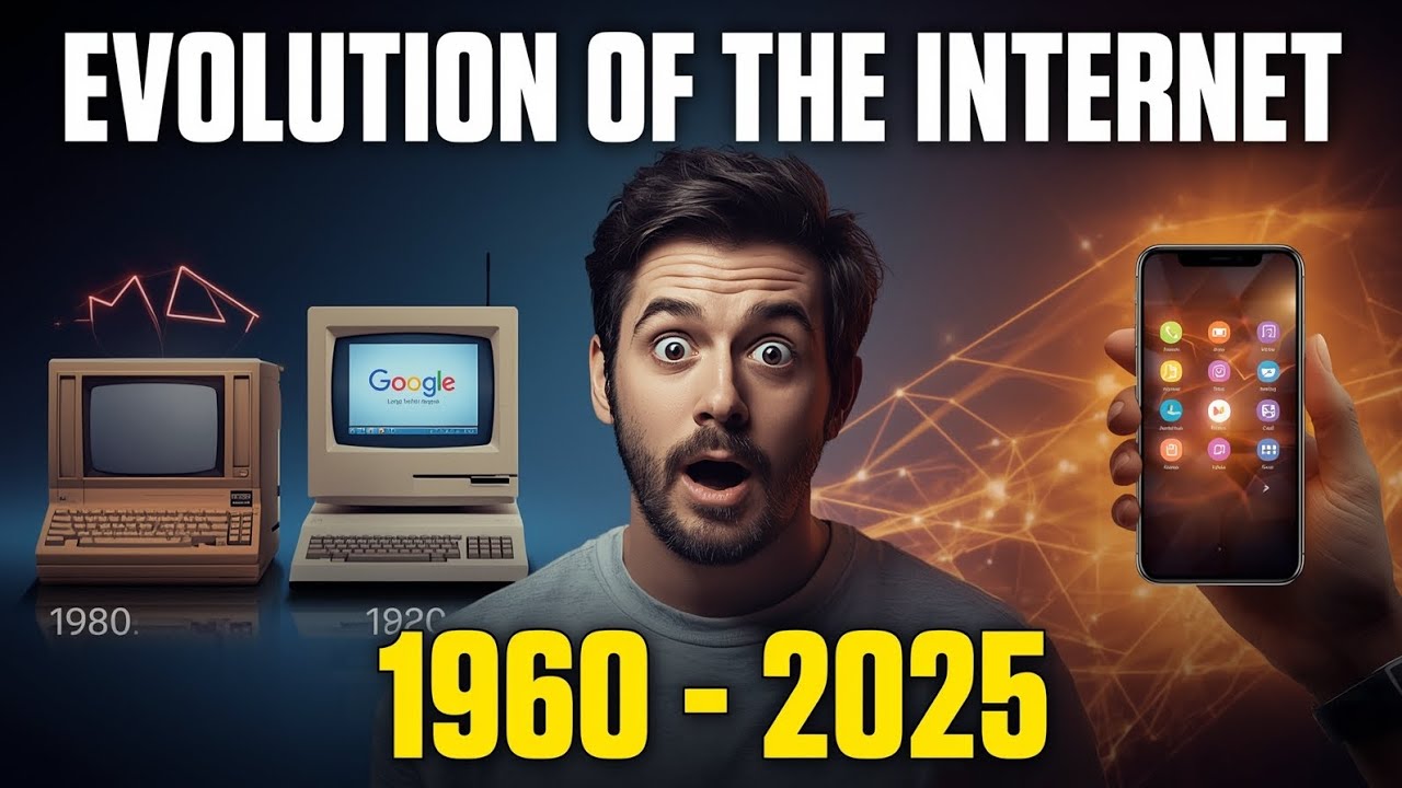 Evolution of the Internet (1960–2025) | History Explained - YouTube