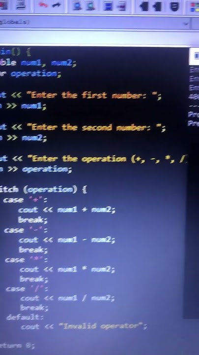 Mini Calculator C Coders Codinglife Codingninja Codemasters