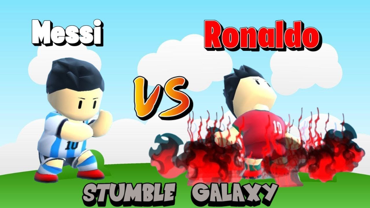 Messi Vs Ronaldo Skin War in Stumble Guys !! #stumbleguys #shorts - YouTube