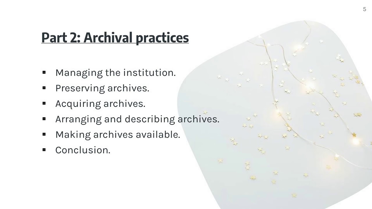 ARS: Archives Principles and Practices by Laura A. Millar - YouTube