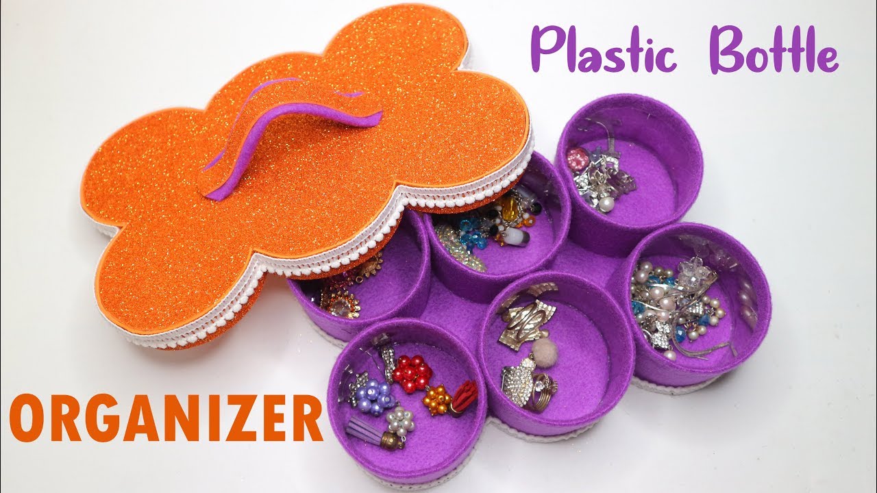 Cara Membuat Wadah Serba Guna dari Botol Plastik Bekas ! Bottle Craft ...