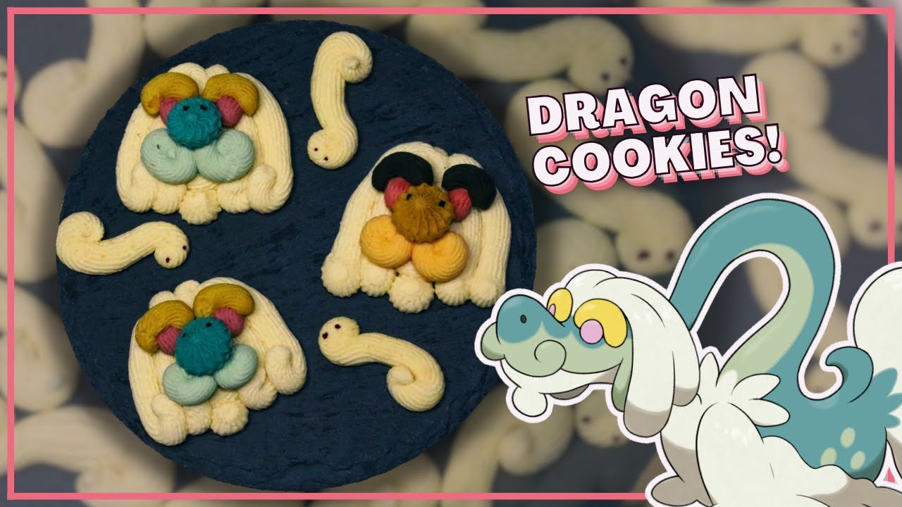 Dragon cookies for the Year of the Dragon! | Drampa Dragon Cookie 龙饼 ...