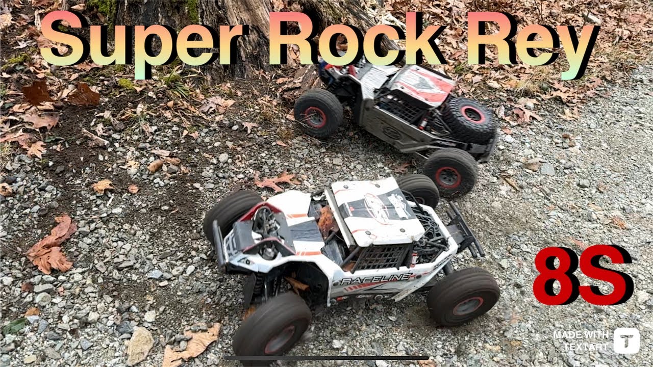 Losi Super Rock Rey. Huge 8S Fun! - YouTube