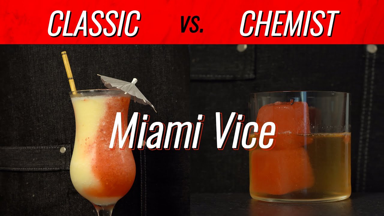 Leveled up Piña Colada: the Miami Vice - YouTube