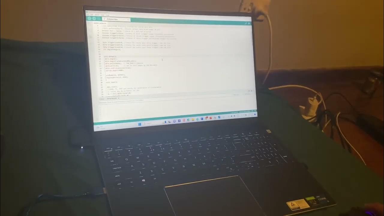 Fall detection system using Arduino UNO and MPU6050. - YouTube