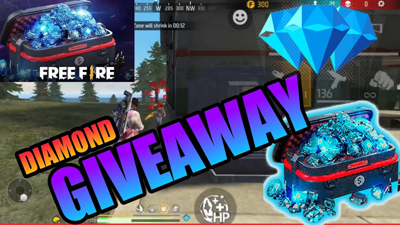 GIVEAWAY || DIAMOND GIVEAWAY || ff giveaway solo vs duo || 1 vs 2 ...