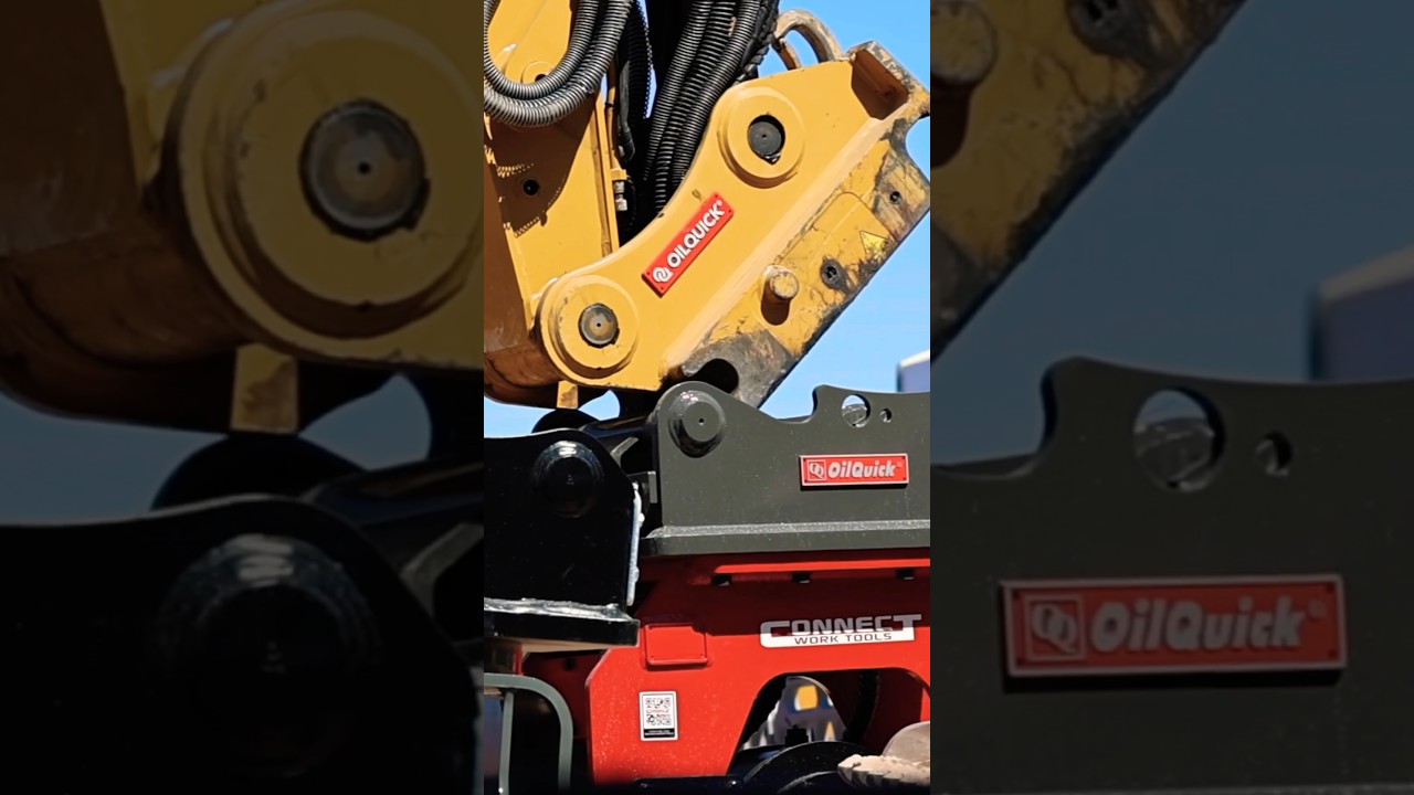 OilQuick quick hitch! - YouTube