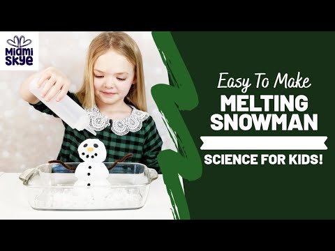 EASY To Make MELTING SNOWMAN!! Fun Science Experiment For Kids! - YouTube