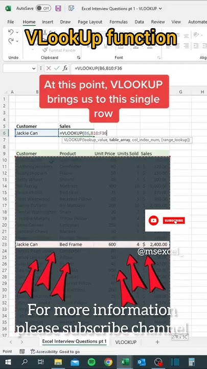 Vlookup Function How To Use Excel Exceltricks Excelformula Exceltips Exceltutorial