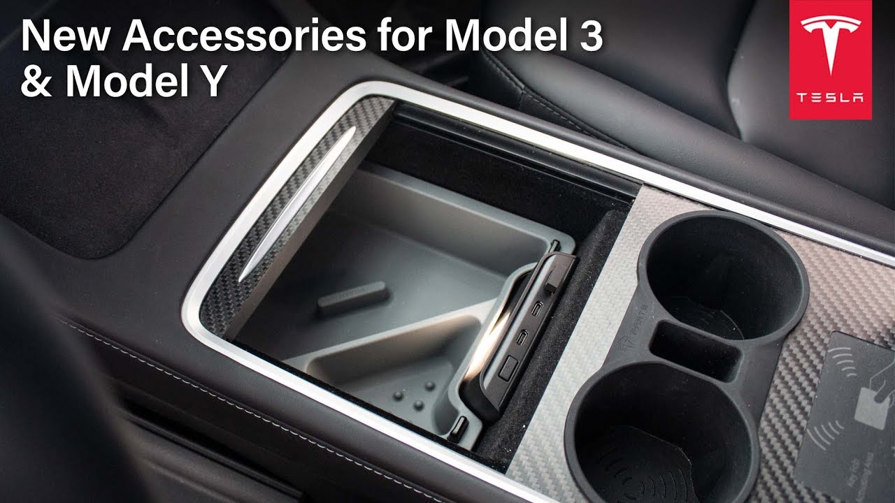 New Premium Accessories for Tesla Model 3 & Model Y - YouTube