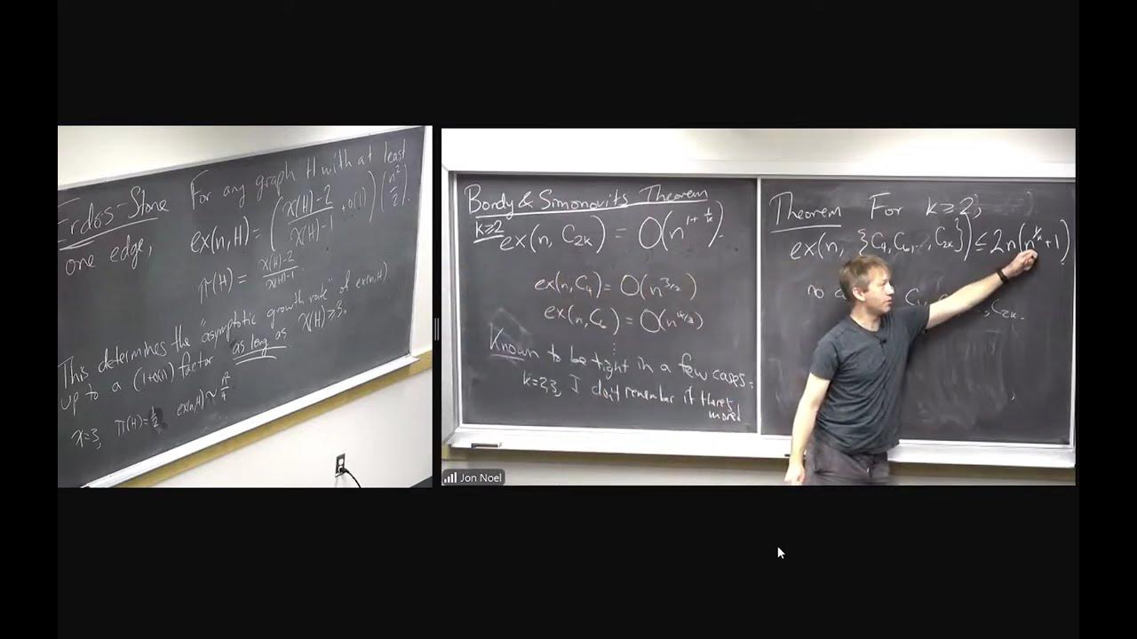 Extremal Combinatorics Lecture 16: Extremal Numbers of Even Cycles - YouTube