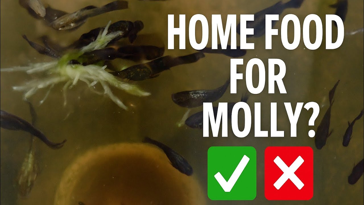 🔥 Fed Molly Fish Home Food 😲 Full Guide for Beginners 🐟 - YouTube