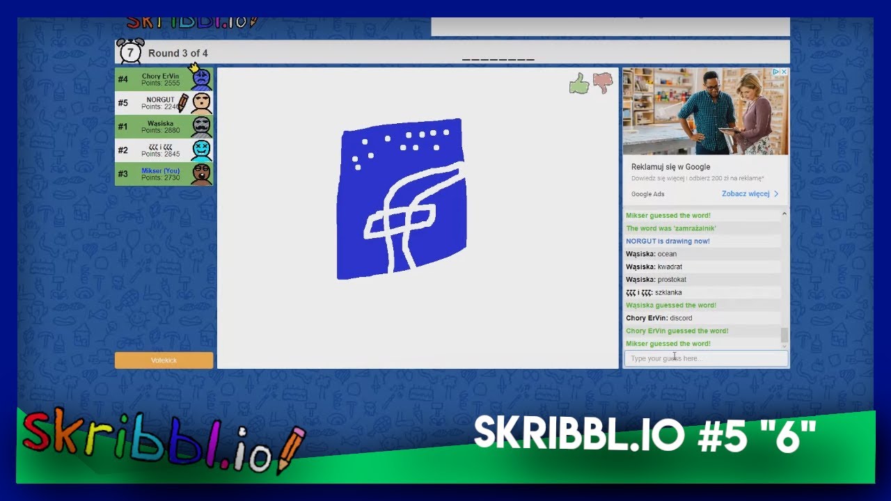 Nowe LOGO Facebooka! Skribbl.io #5 - YouTube