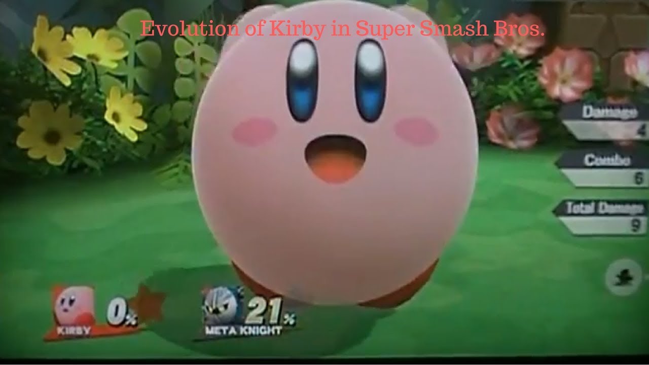 Evolution of Kirby in Super Smash Bros (Graphics, Moveset, Sound Clip ...
