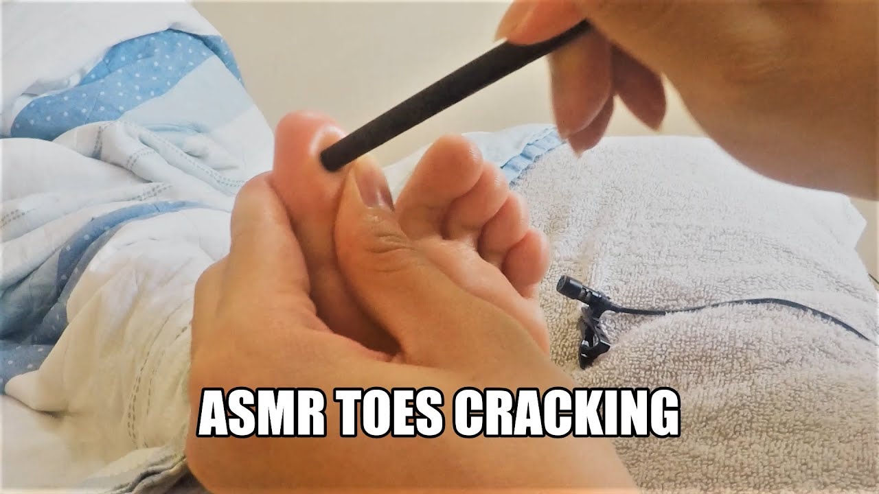 Toes Massage with Chopsticks | Toes Cracking & Foot Massage | Massage ASMR - YouTube