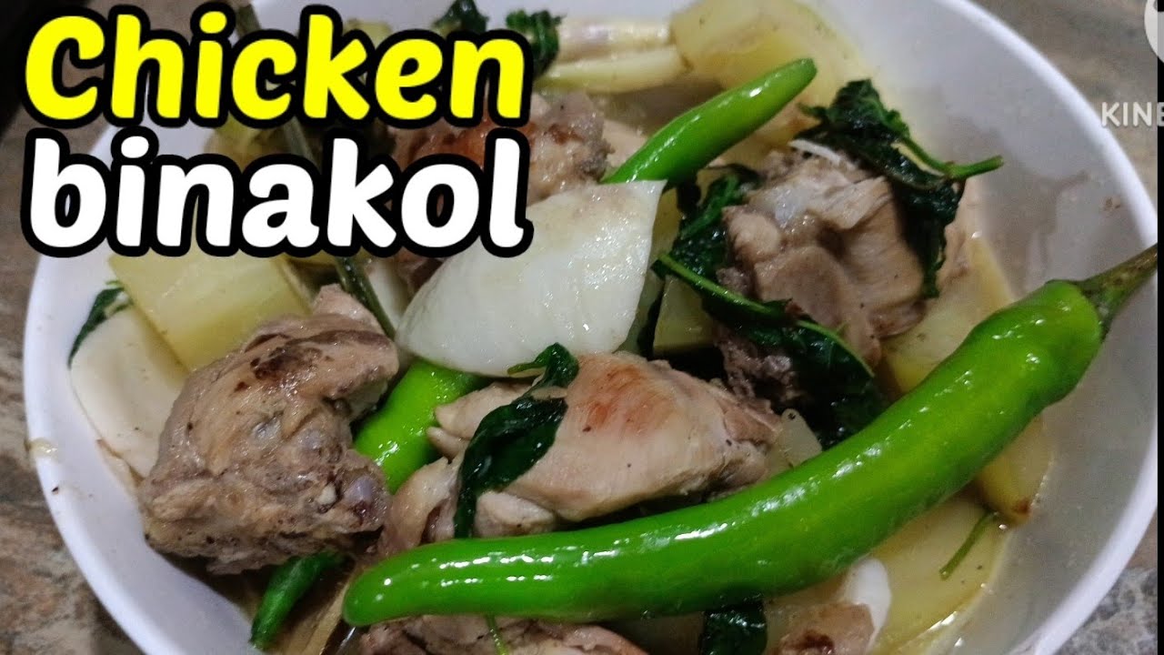 @ How to Cook chicken binacol chicken with buko naiiba ang sarap ...